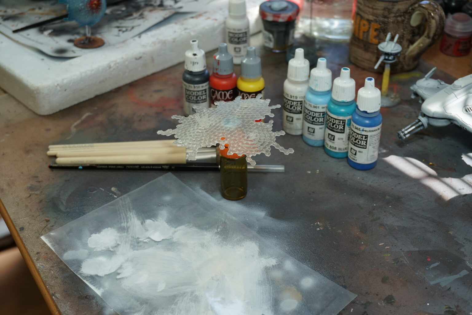 Painting Energy Shields - Deadly Print Studio