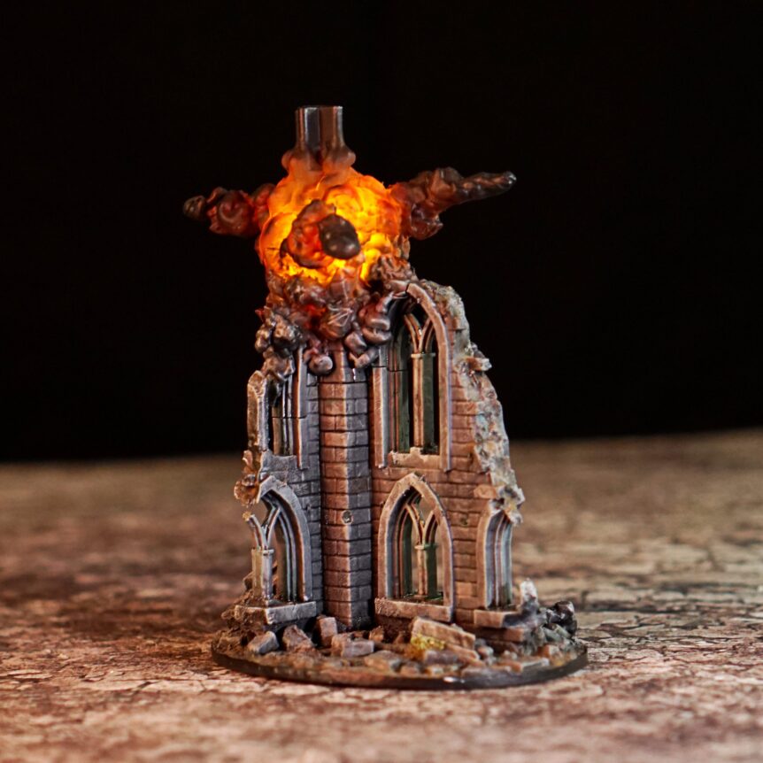 Explosion flyer base - Digital - Deadly Print Studio