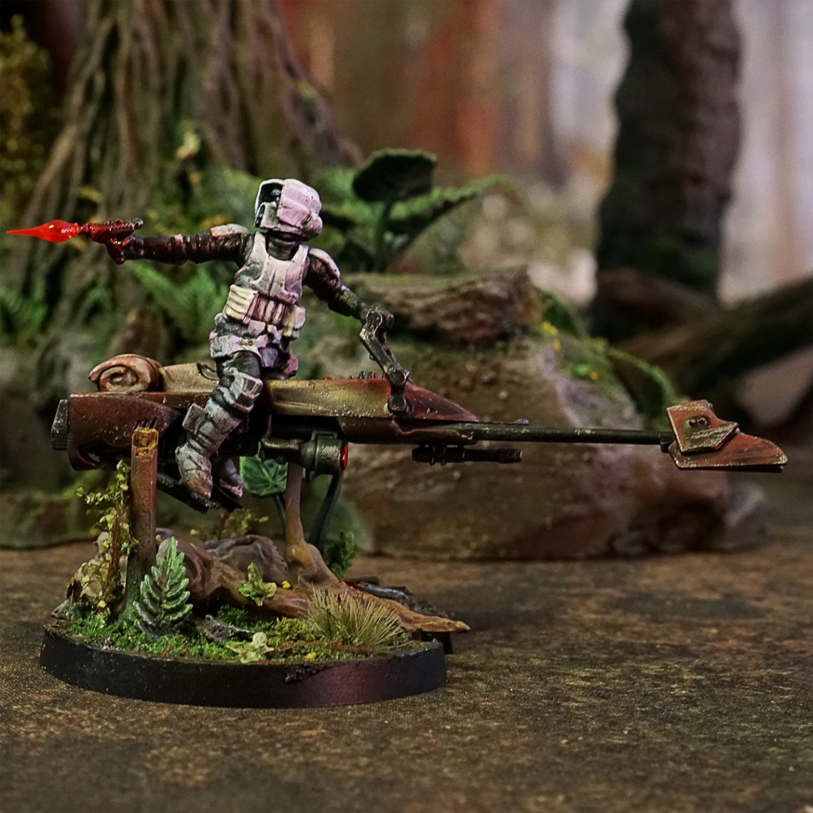 SWL Speeder Smoke Base - Physical - Deadly Print Studio