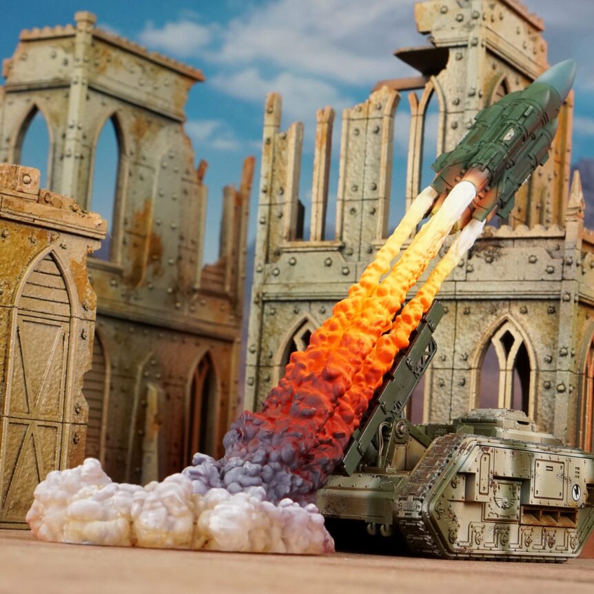 Astra Millitarum - Deathstrike missile smoke and fire fxs - Digital ...
