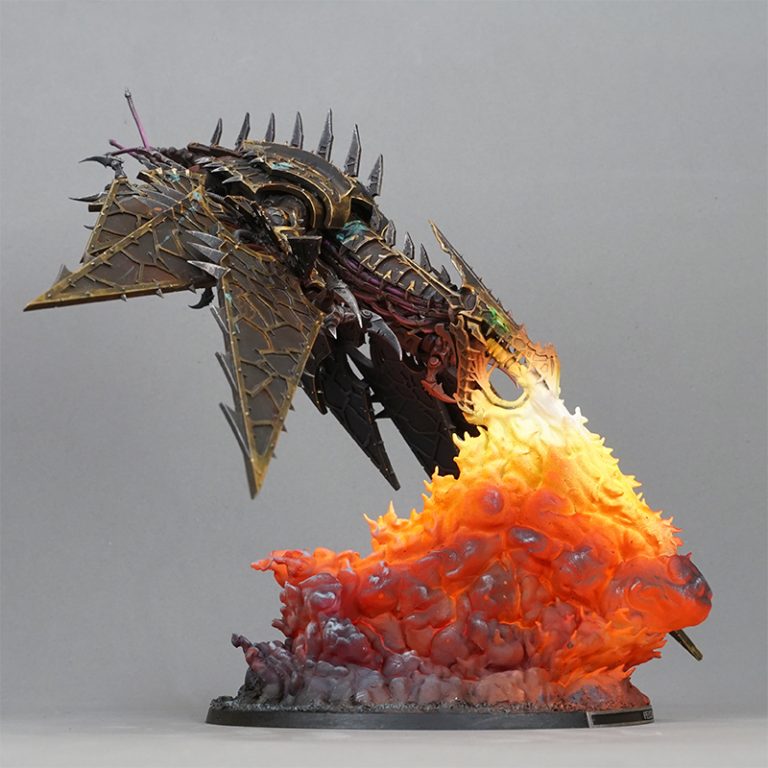 Chaos - Heldrake - Warpfire base - Digital - Deadly Print Studio