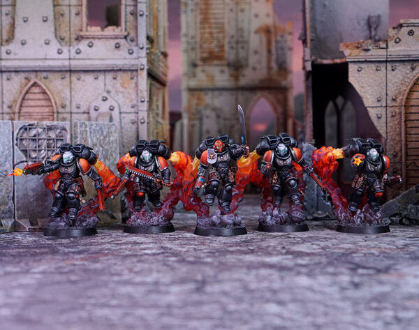 Marines - Assault Intercessors jetpack smoke bases bundle - Digital ...