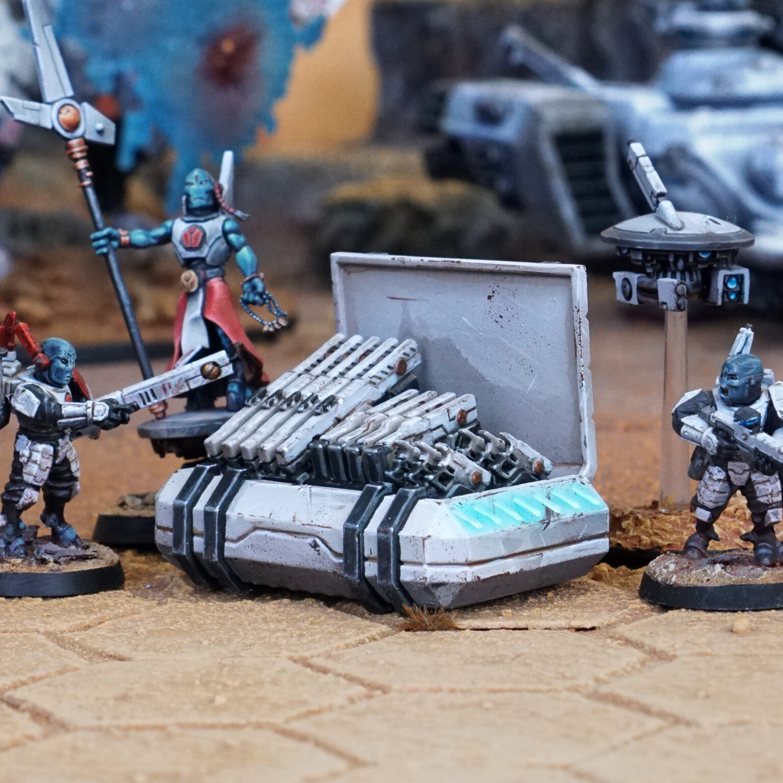 T'au - Weapon Rack - Physical - Deadly Print Studio