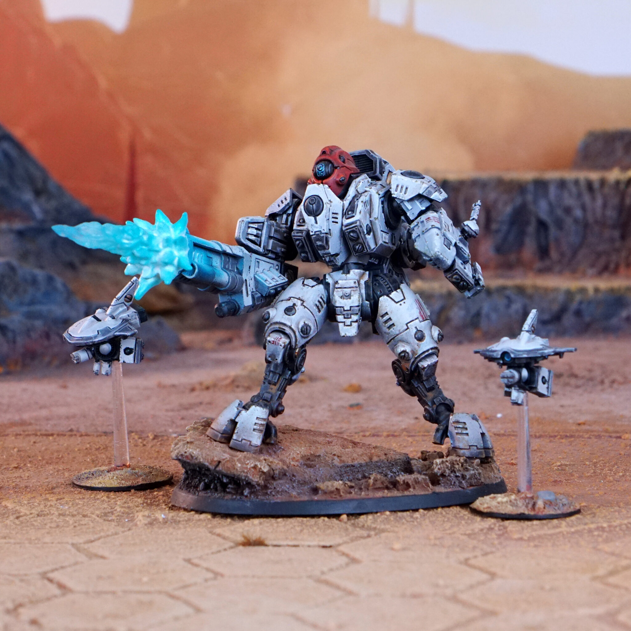 T'au Ghostkeel Fx's - Physical - Deadly Print Studio