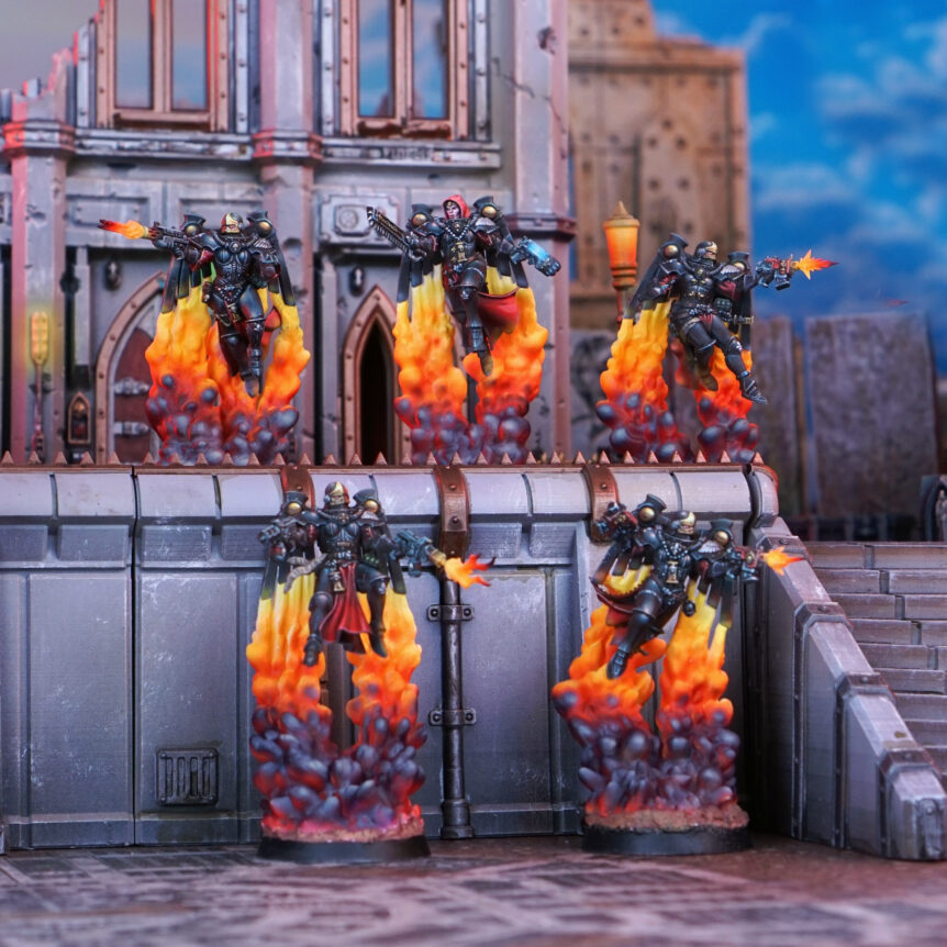 Battle Sisters - Zephyrim/Seraphim fire thrusters - Digital - Deadly ...