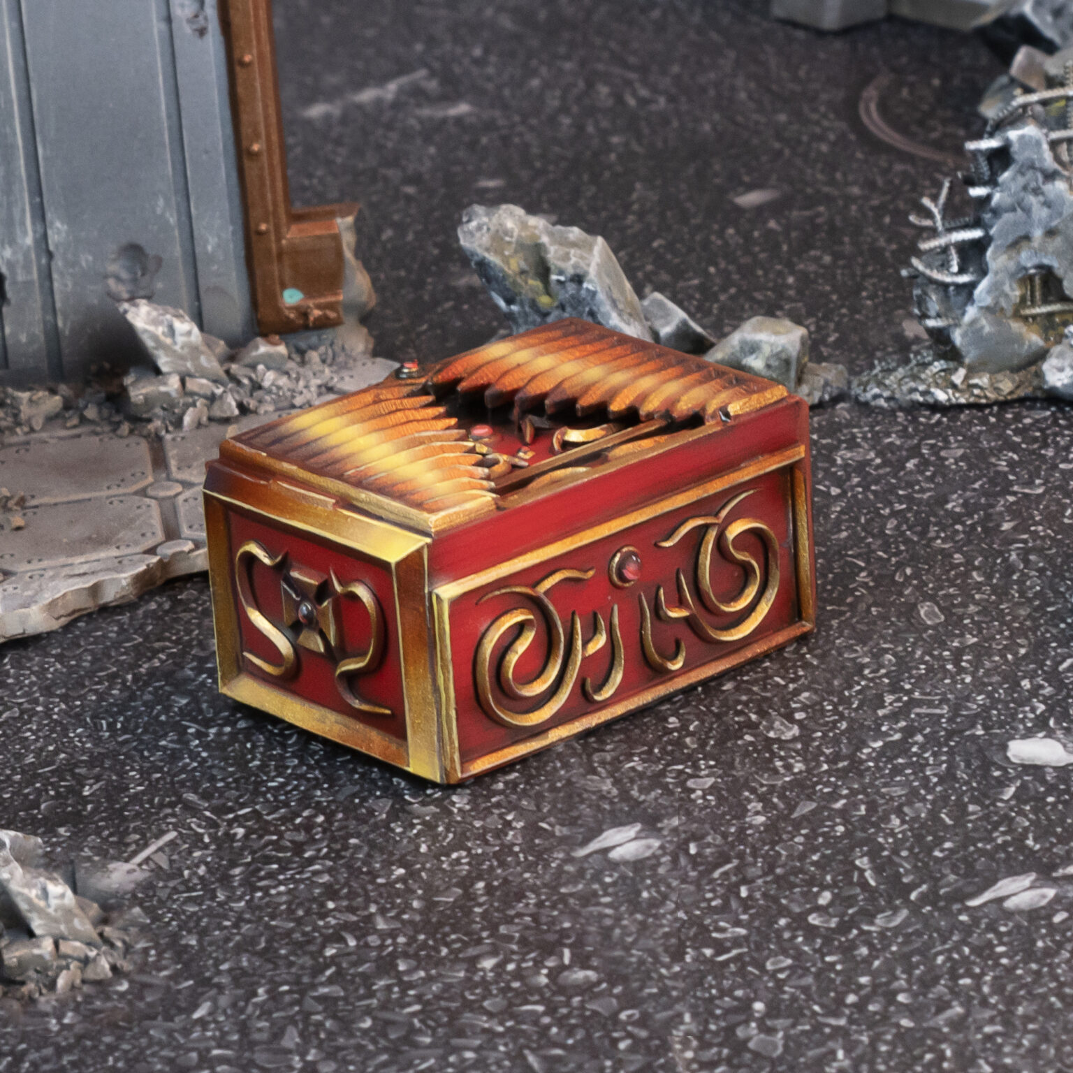 Adeptus Custodes - Weapon rack and bolter/ammo transport box - Physical ...