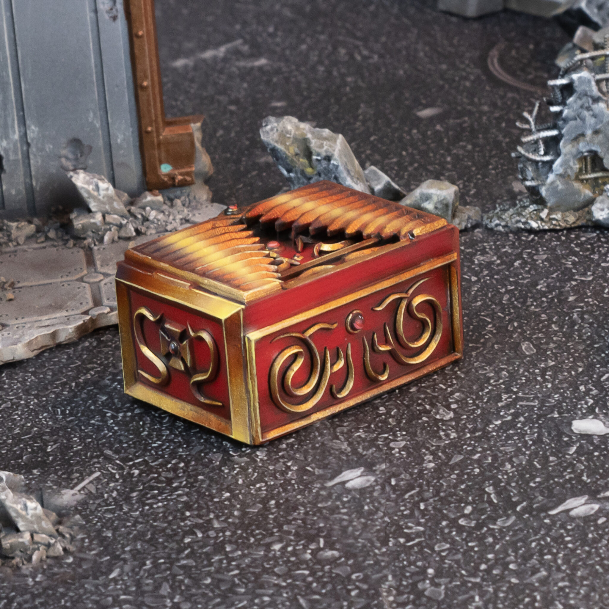 Adeptus Custodes - Weapon rack and bolter/ammo transport box - Physical ...