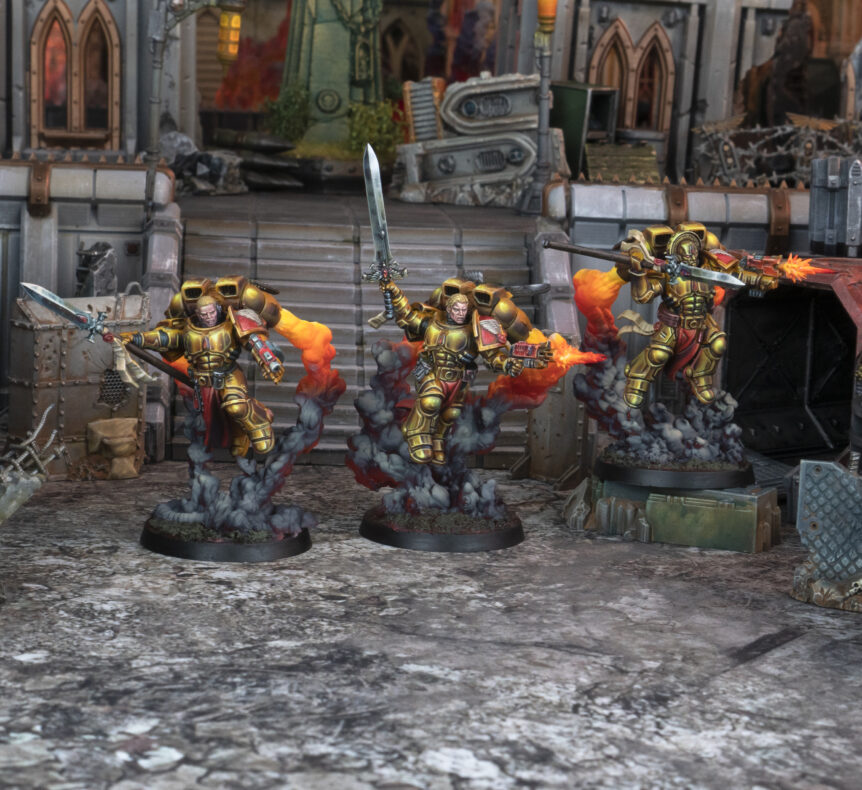 Marines – Sanguinary guard smoke backpack bases and muzzle flashes ...