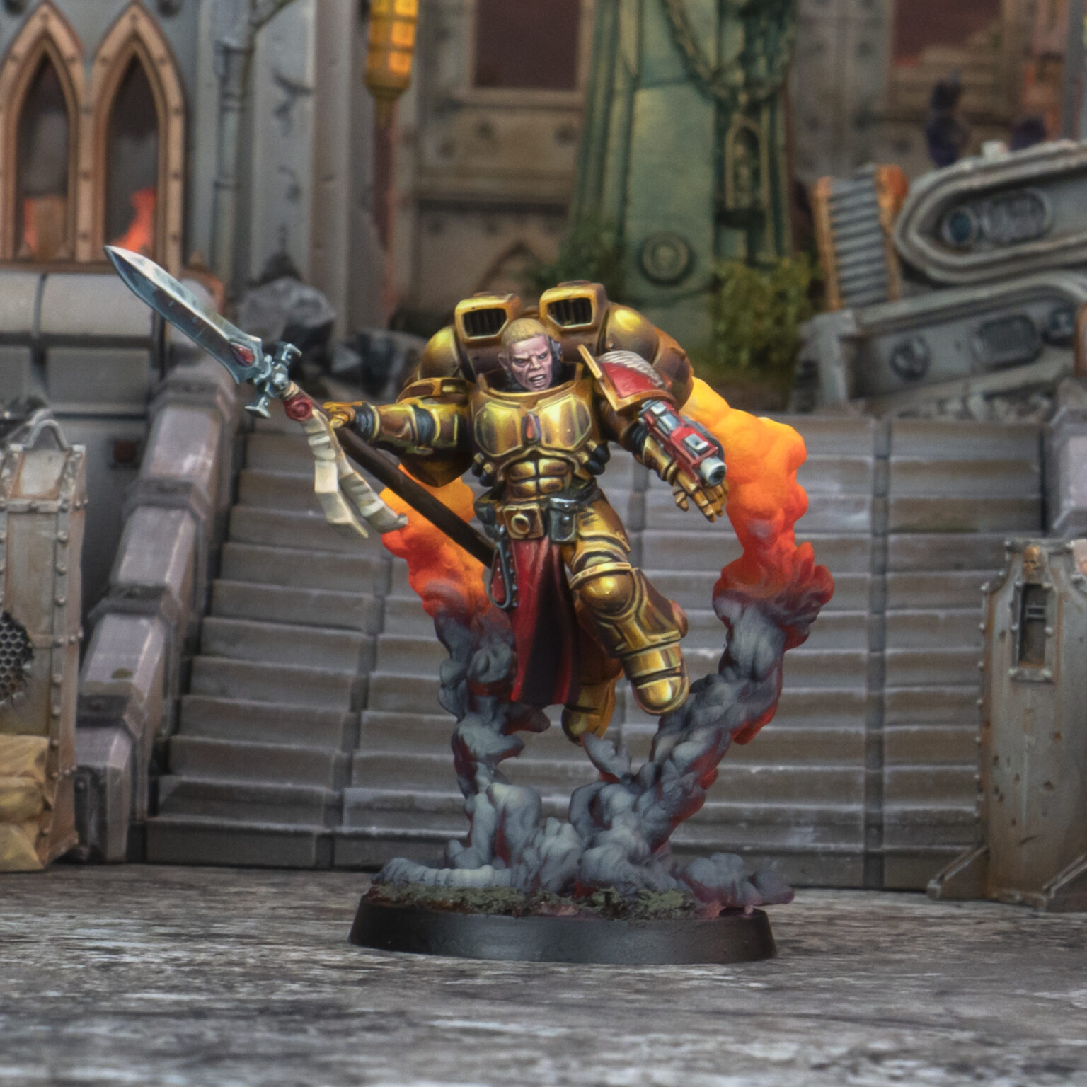 Marines - Sanguinary guard smoke backpack bases and muzzle flashes ...
