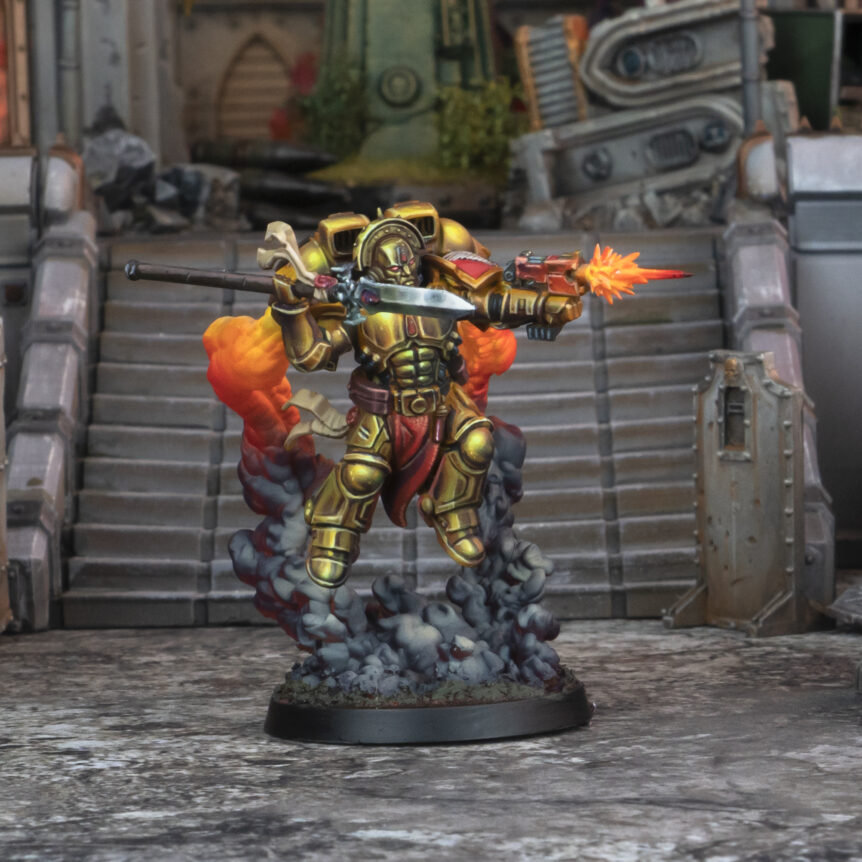 Marines - Sanguinary guard smoke backpack bases and muzzle flashes ...