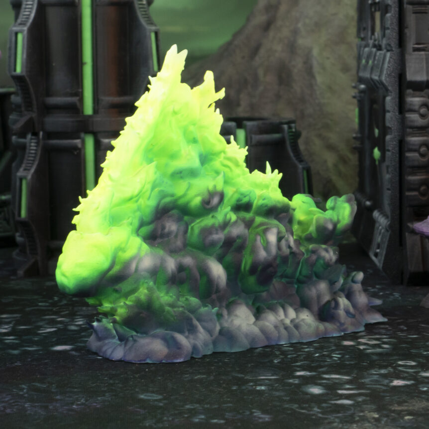 Chaos Warpfire bases - Premium Edition - Deadly Print Studio