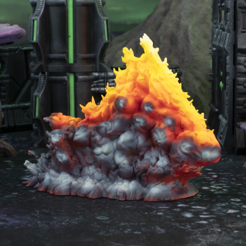 Chaos Warpfire bases - Premium Edition - Deadly Print Studio