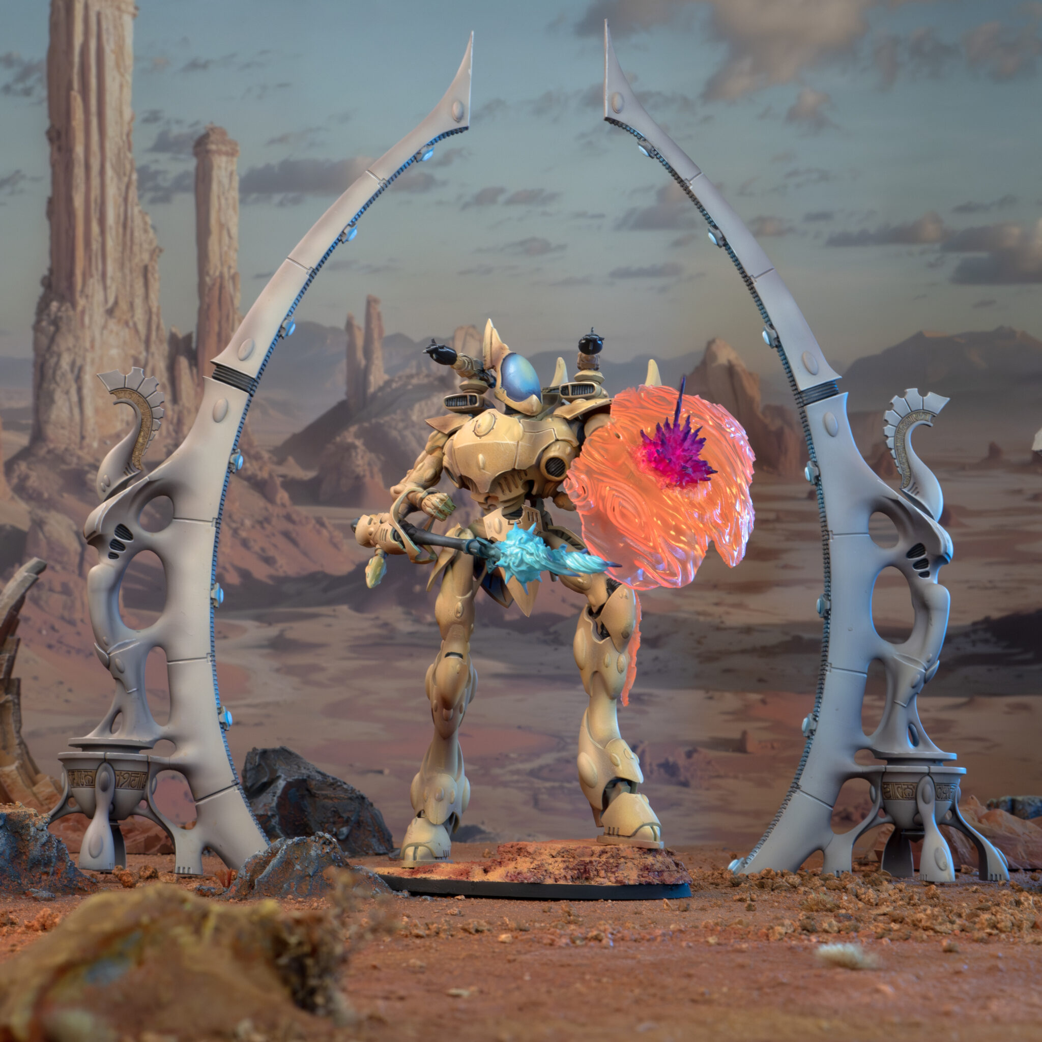 Asuryani - Wraithknight Fx's - Physical - Deadly Print Studio