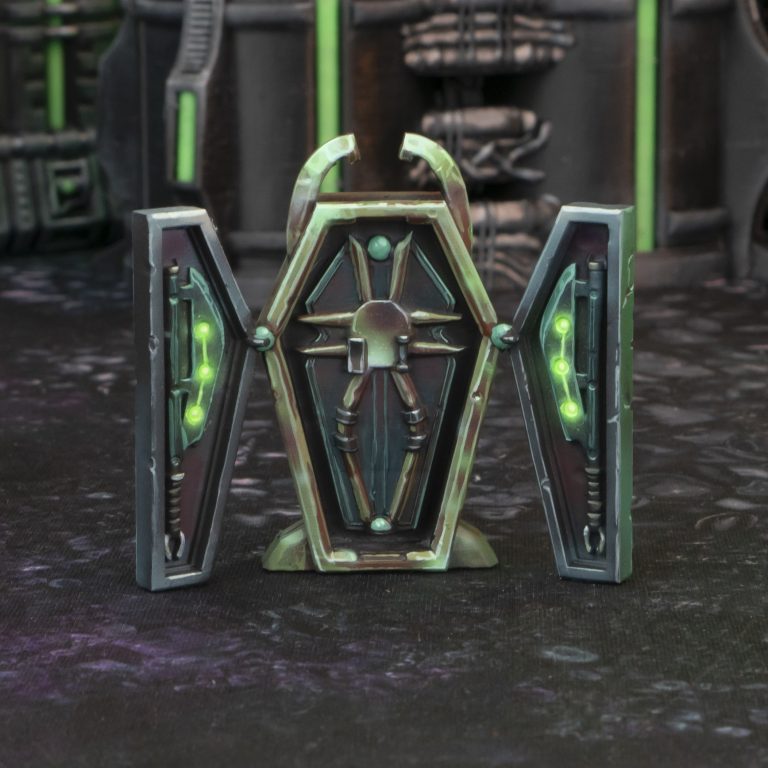 Necrons – Small Scenery / Markers - Physical - Deadly Print Studio
