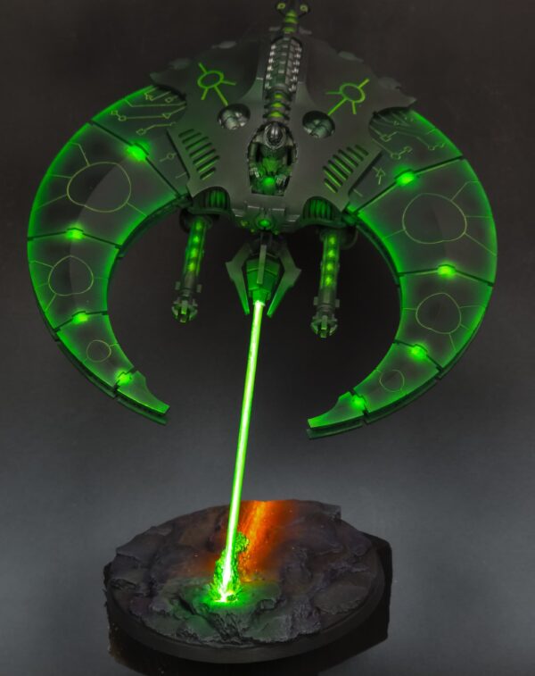Necrons – Doom Scythe topper with death ray fx by El Miniaturista ...