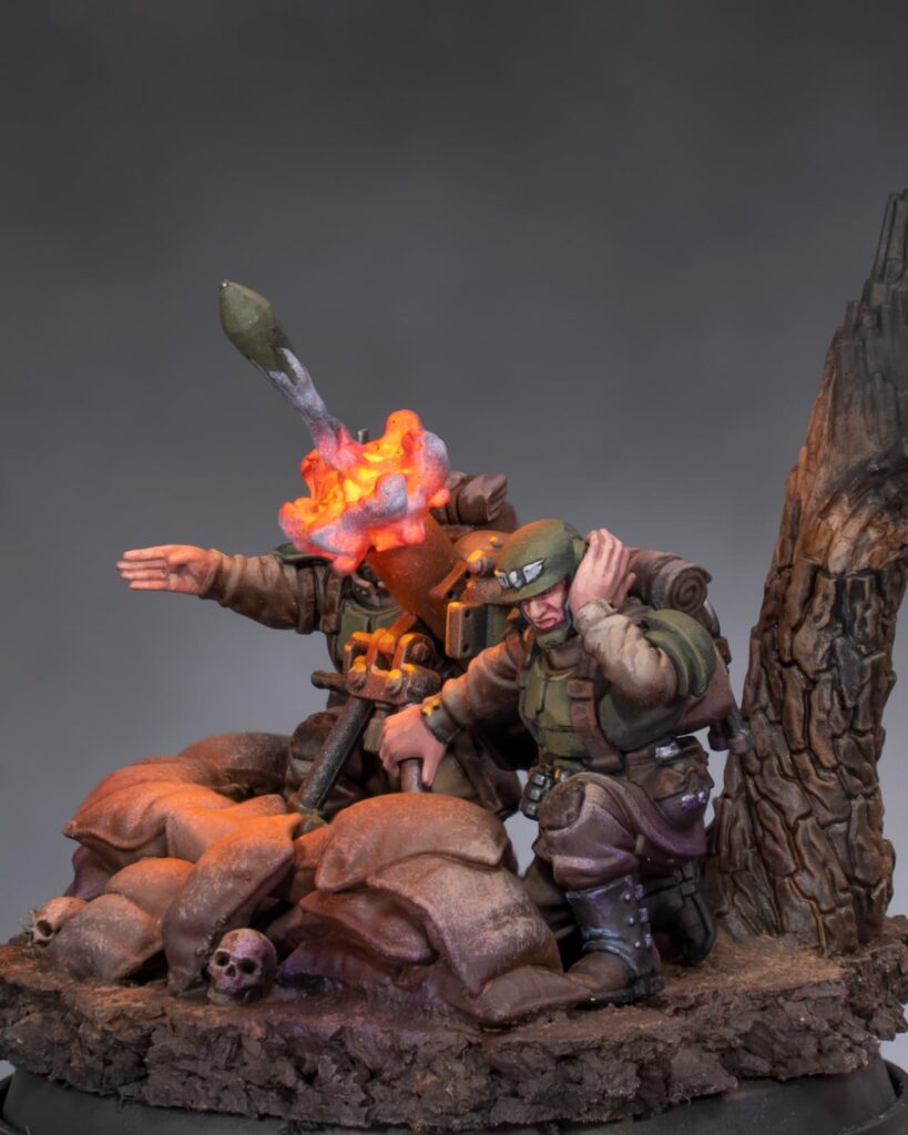 Astra Militarum - Mortar blast shot fx by El Miniaturista - Digital ...